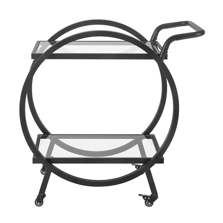 17 Stories Jamyl Metal Bar Cart | Wayfair.co.uk